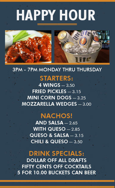 Daily Specials | RIVERSIDE MARINA